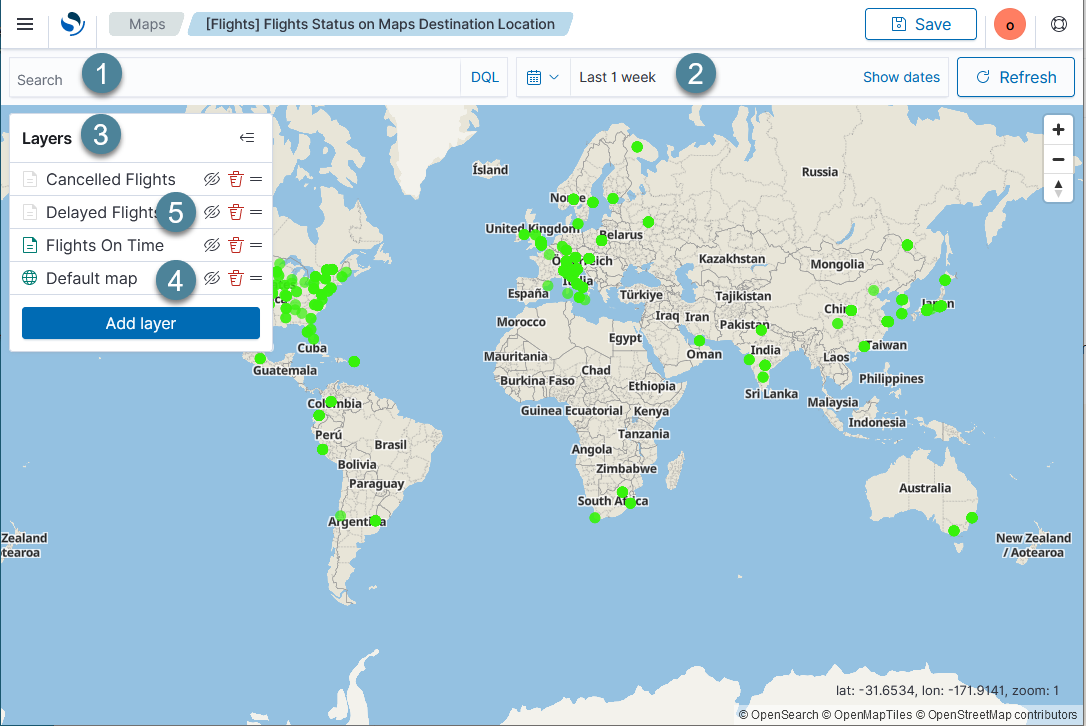 Getting started with multilayer maps in OpenSearch - OpenSearch