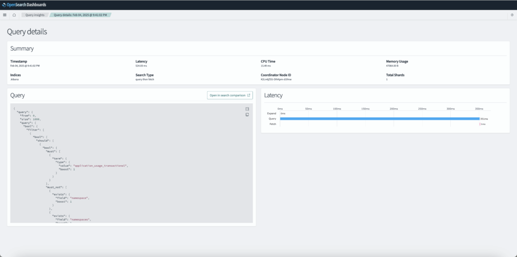 What's new in OpenSearch Query Insights: Advanced grouping, dashboards ...